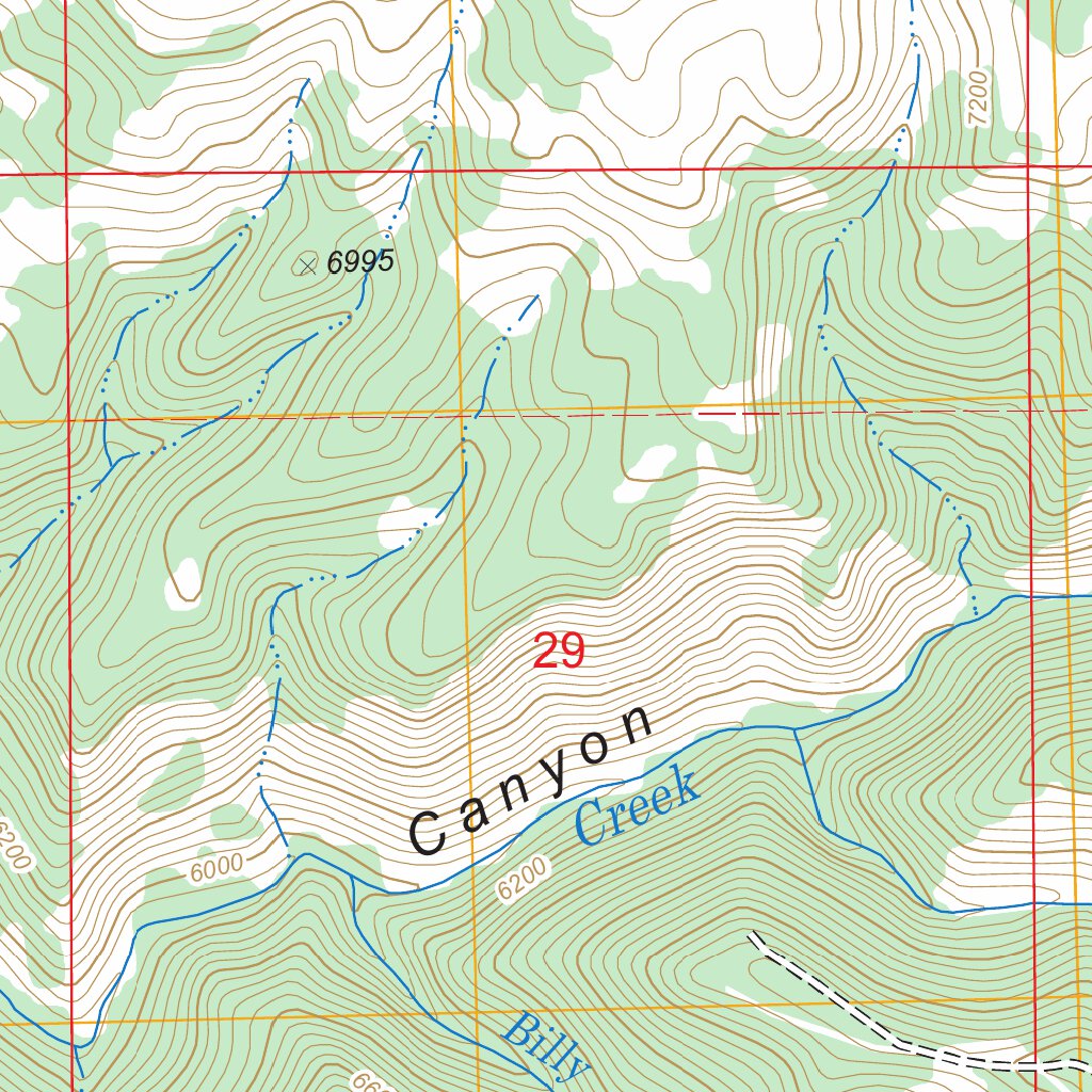 Onion Gulch, WY FSTopo Legacy Map by US Forest Service - Topo | Avenza Maps