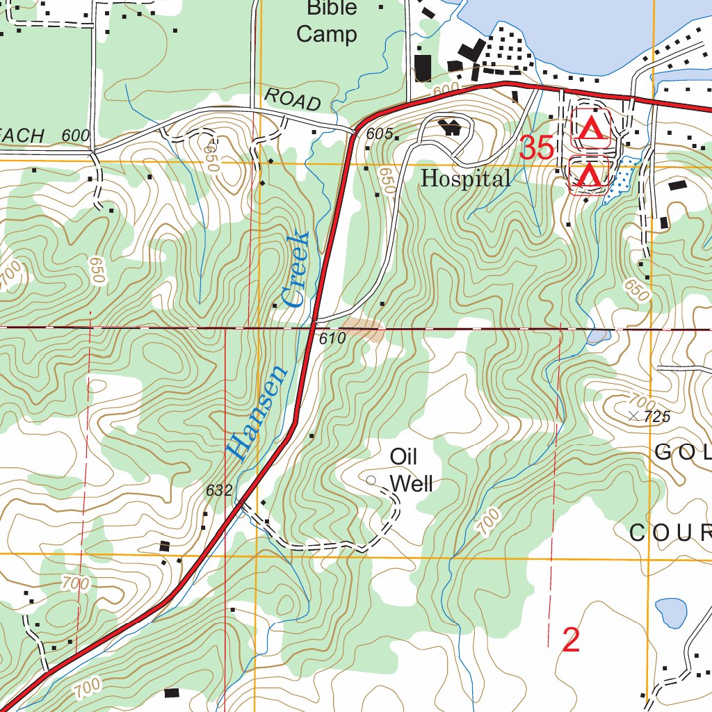 Onekama, MI FSTopo Legacy Map by US Forest Service - Topo | Avenza Maps