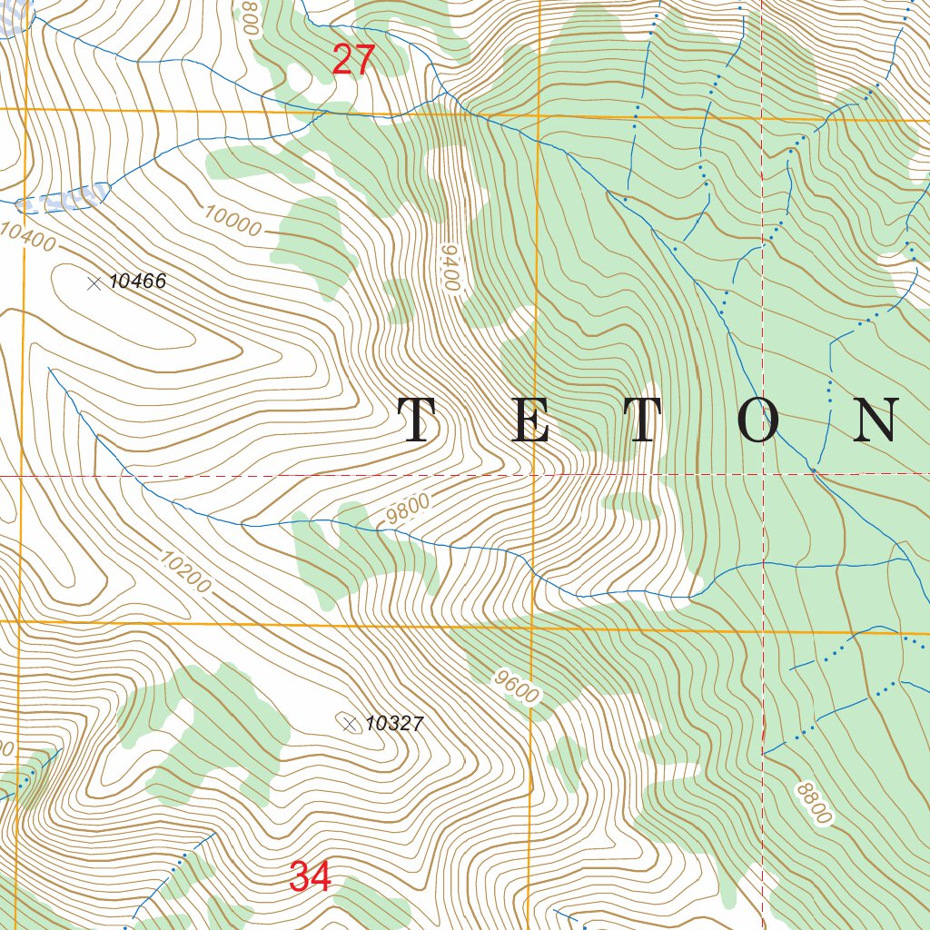 Open Creek, WY FSTopo Legacy Map by US Forest Service - Topo | Avenza Maps