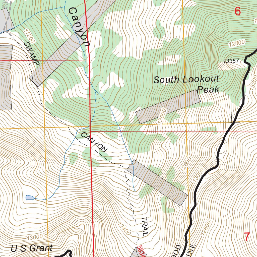 Ophir, CO FSTopo Legacy Map by US Forest Service - Topo | Avenza Maps