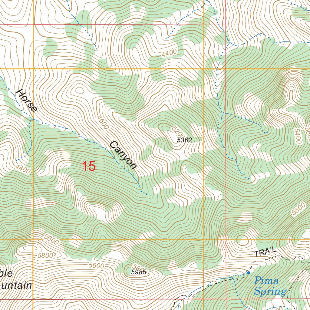 Oro Valley, AZ FSTopo Legacy Map by US Forest Service - Topo | Avenza Maps