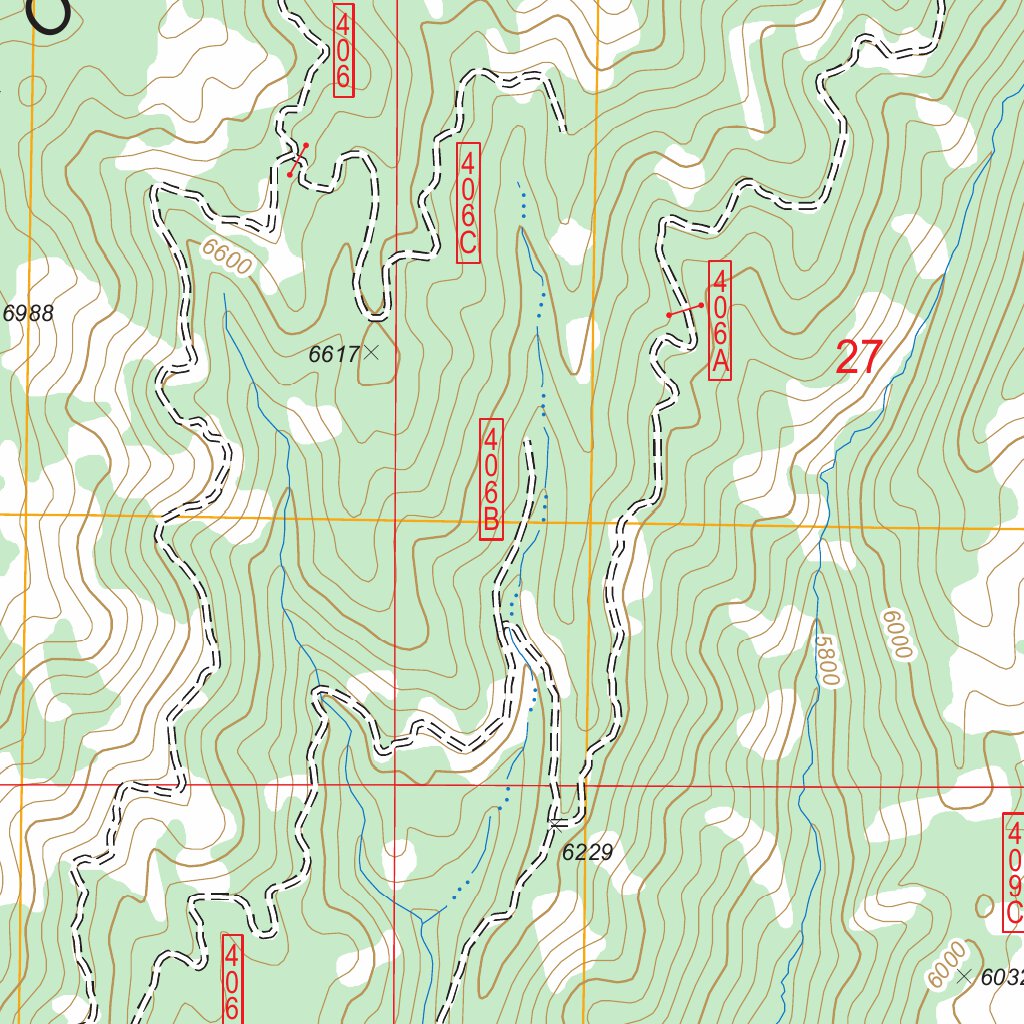 Oro Mountain, ID FSTopo Legacy Map by US Forest Service - Topo | Avenza ...