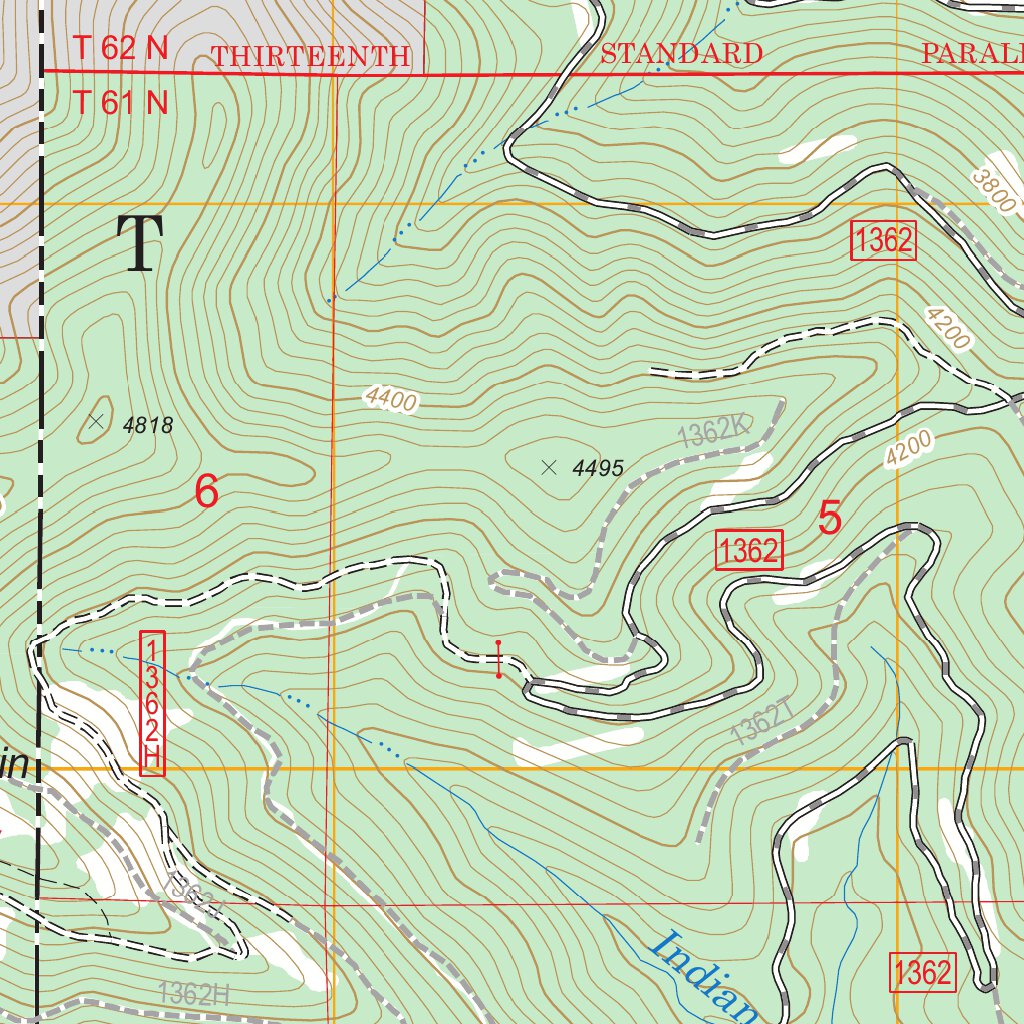 Orwig Hump, WA - ID FSTopo Legacy Map by US Forest Service - Topo ...