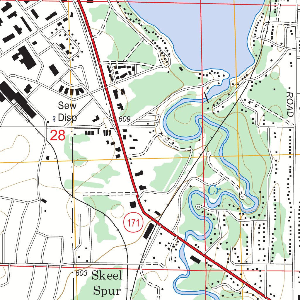Oscoda, MI FSTopo Legacy Map by US Forest Service - Topo | Avenza Maps