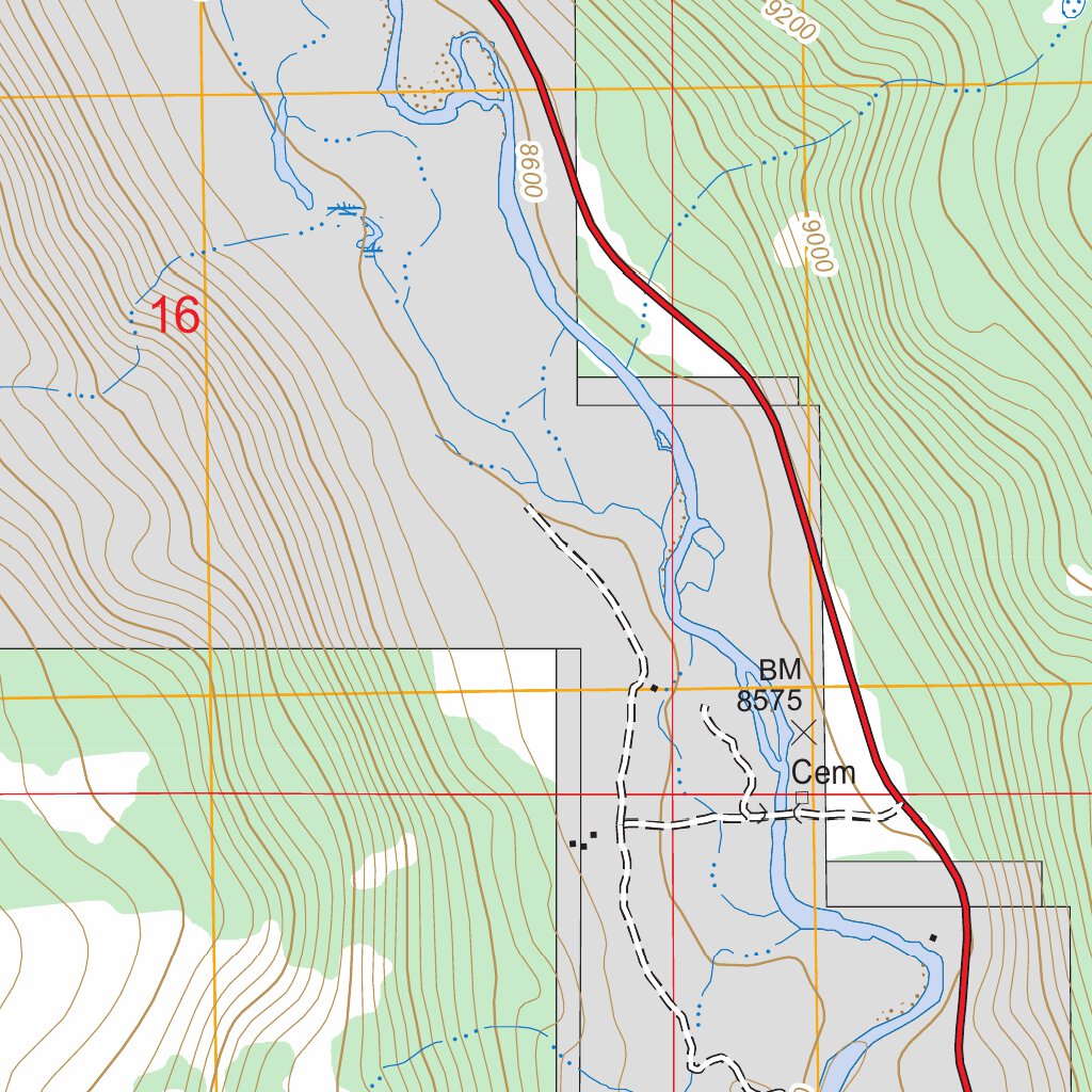Osier, CO FSTopo Legacy Map by US Forest Service - Topo | Avenza Maps