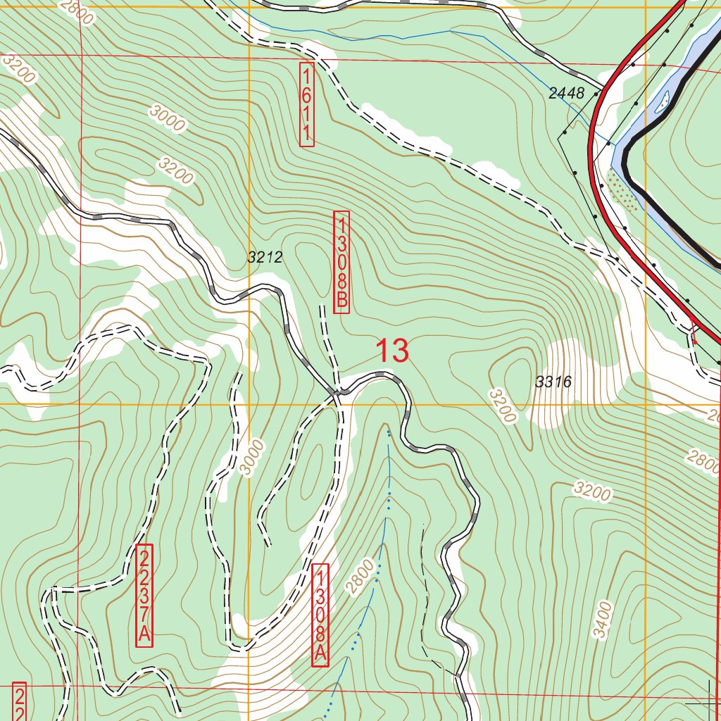 Outlet Bay, ID FSTopo Legacy Map by US Forest Service - Topo | Avenza Maps