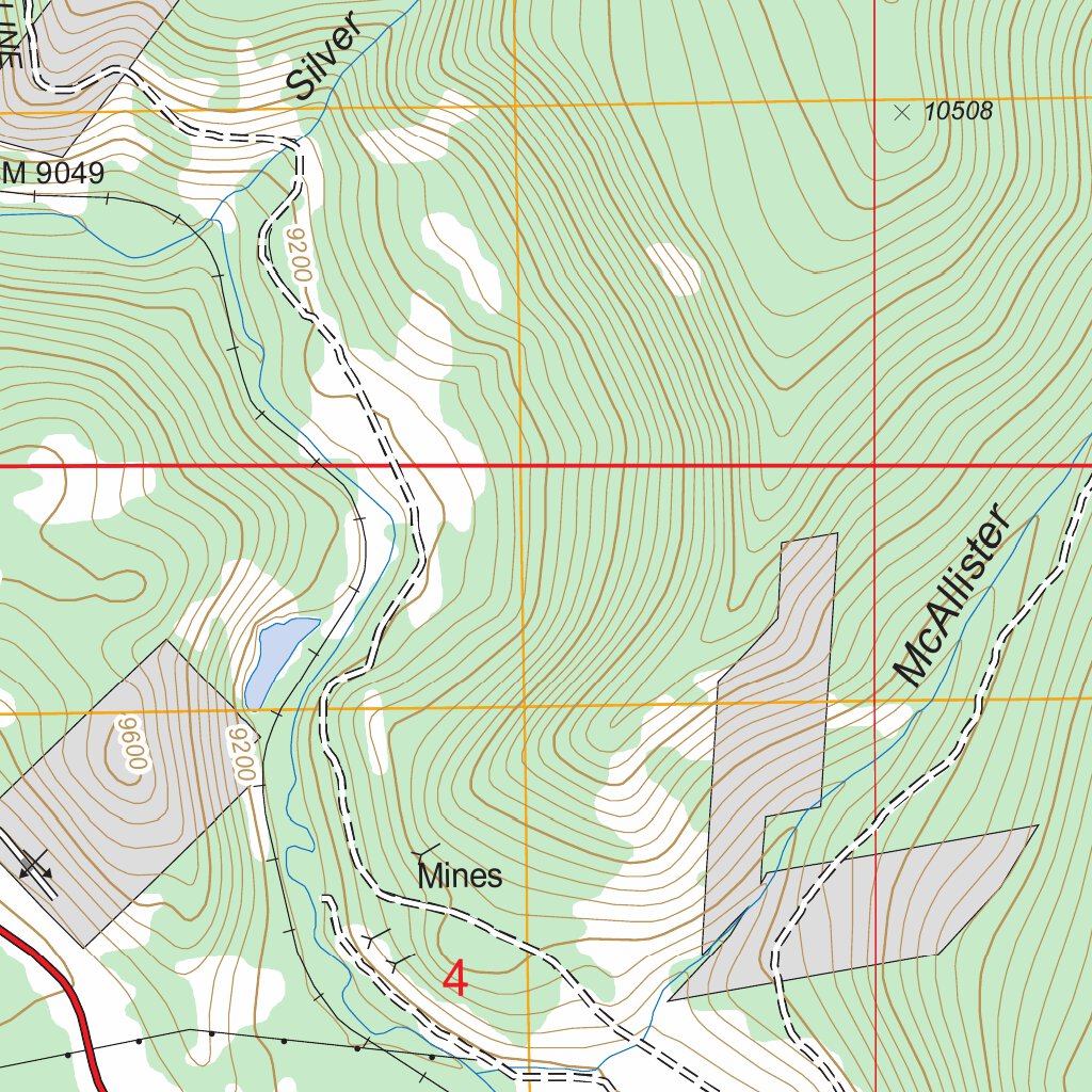 Pando, CO FSTopo Legacy Map by US Forest Service - Topo | Avenza Maps