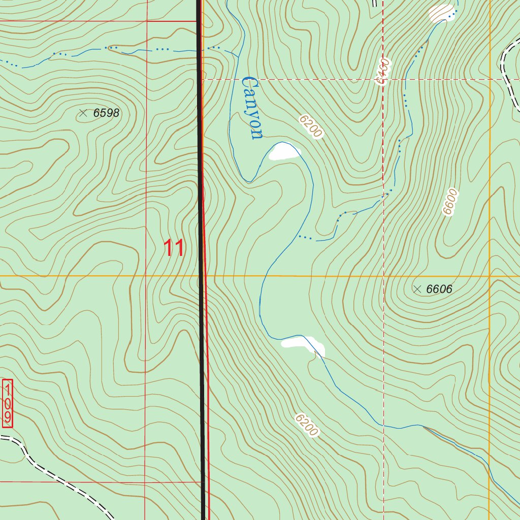 Parallel Canyon, AZ FSTopo Legacy Map by US Forest Service - Topo ...