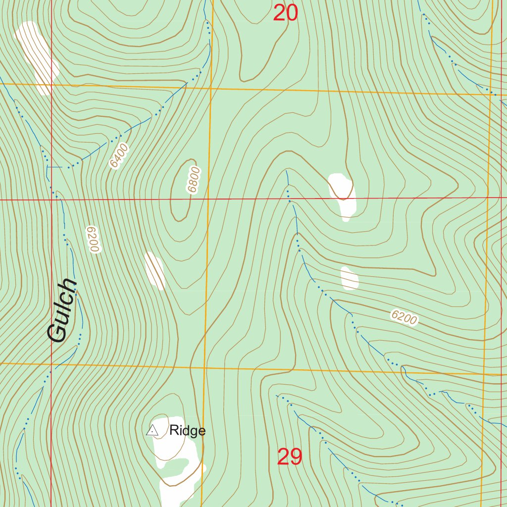 Patterson Canyon, MT FSTopo Legacy Map by US Forest Service - Topo ...