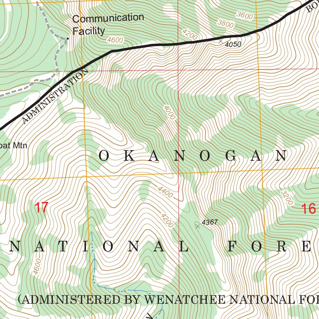 Pateros, WA FSTopo Legacy Map by US Forest Service - Topo | Avenza Maps