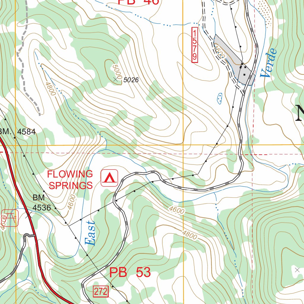 Payson North, AZ FSTopo Legacy Map by US Forest Service - Topo | Avenza ...