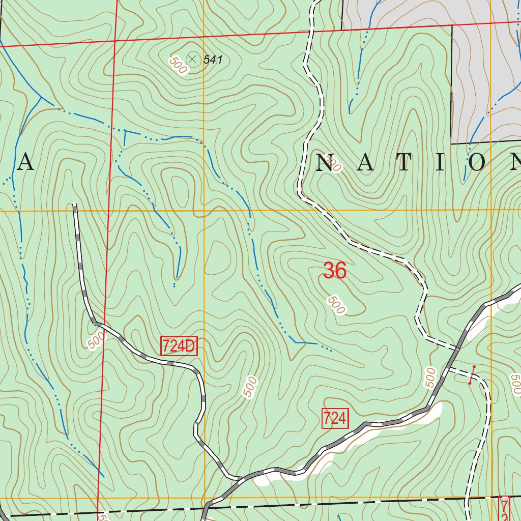 Pearson, AL FSTopo Legacy Map by US Forest Service - Topo | Avenza Maps