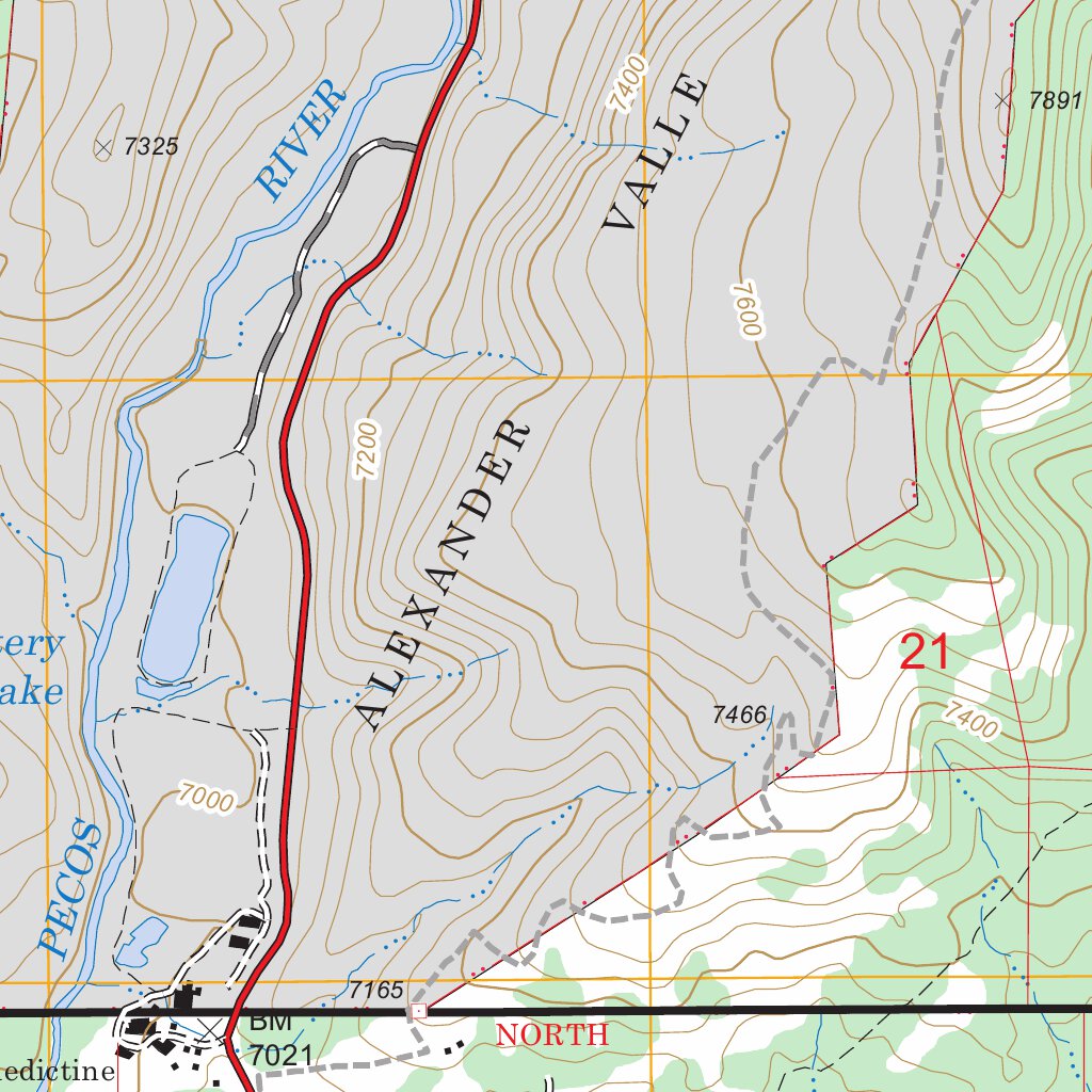 Pecos, NM FSTopo Legacy Map by US Forest Service - Topo | Avenza Maps