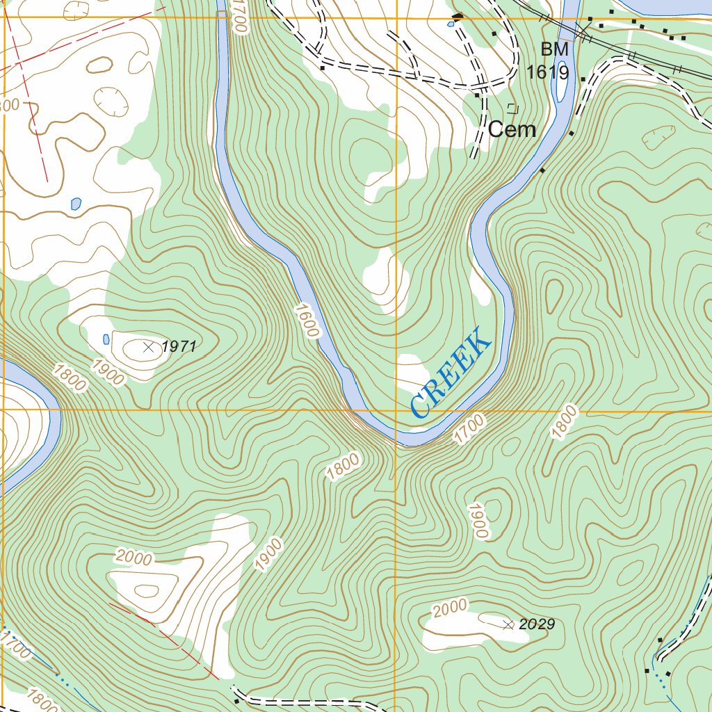 Pearisburg, VA FSTopo Legacy Map by US Forest Service - Topo | Avenza Maps