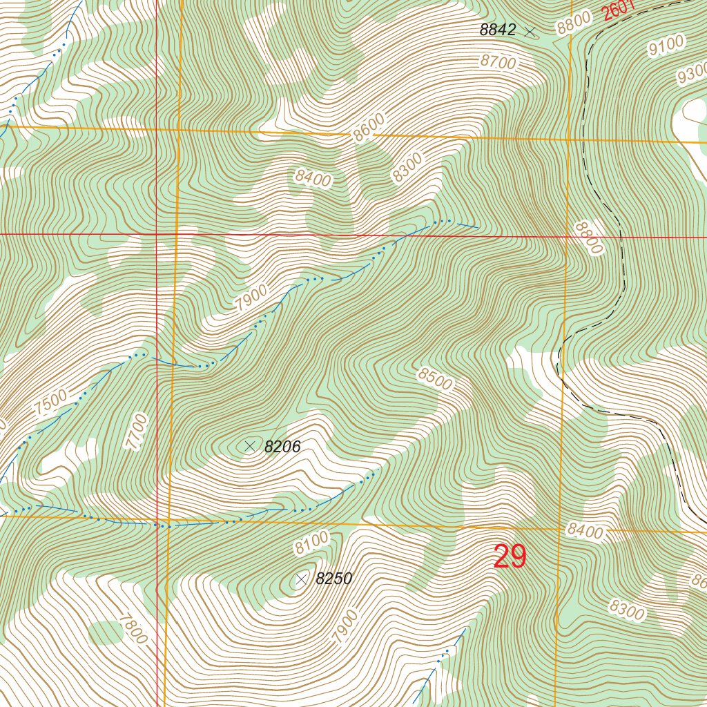 Pine Mountain, CO FSTopo Legacy Map by US Forest Service - Topo ...