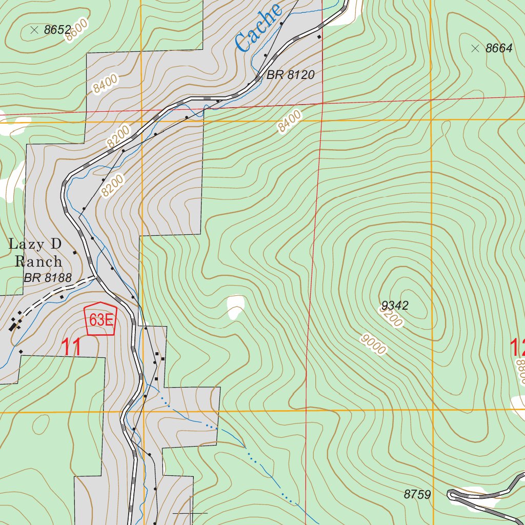 Pingree Park, CO FSTopo Legacy Map by US Forest Service - Topo | Avenza ...