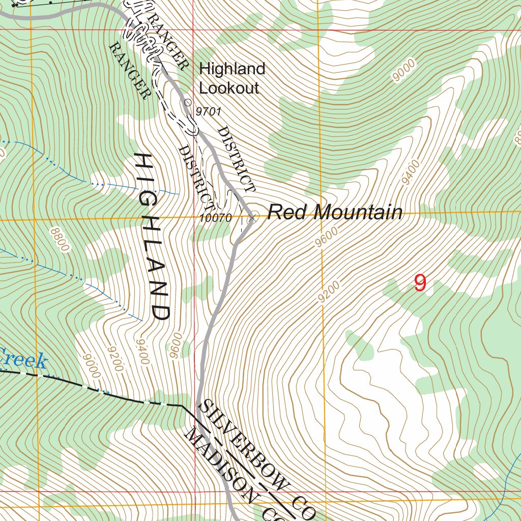 Pipestone Pass, MT FSTopo Legacy Map by US Forest Service - Topo ...