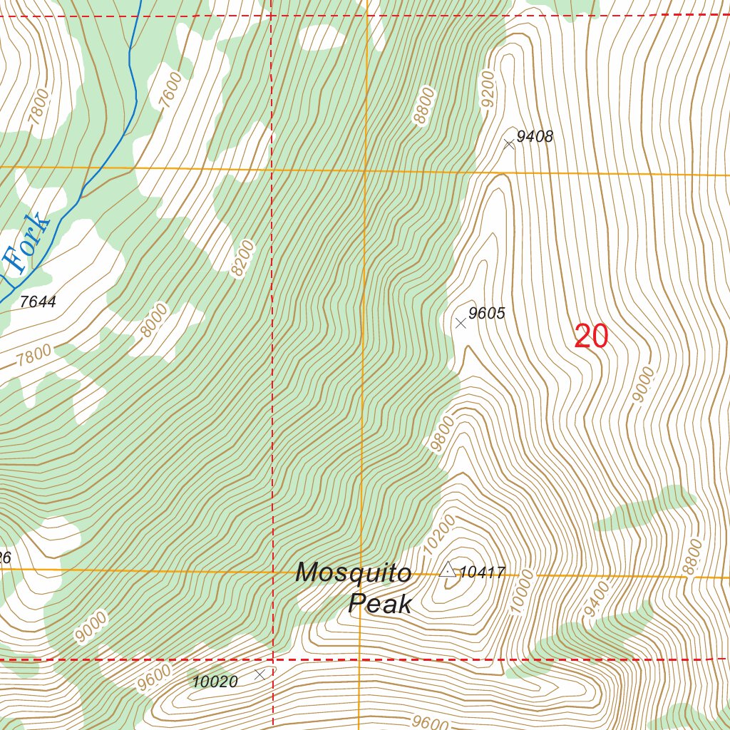 Pinnacle Mountain, MT FSTopo Legacy Map by US Forest Service - Topo ...
