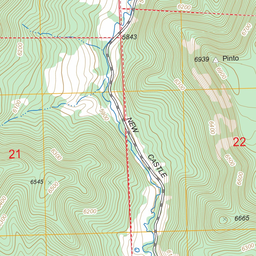 Pinto, UT FSTopo Legacy Map by US Forest Service - Topo | Avenza Maps