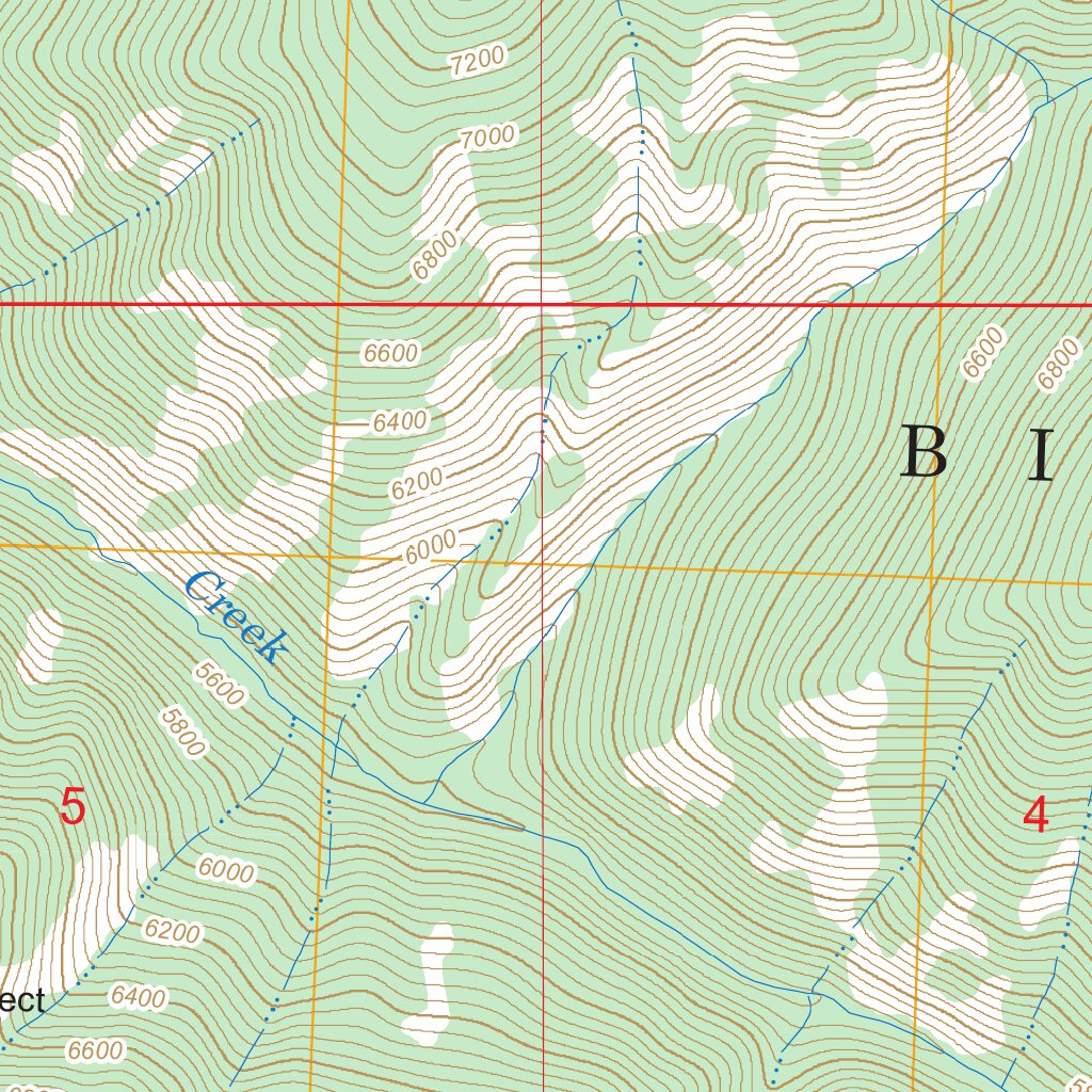 Piquett Mountain, ID FSTopo Legacy Map by US Forest Service - Topo ...