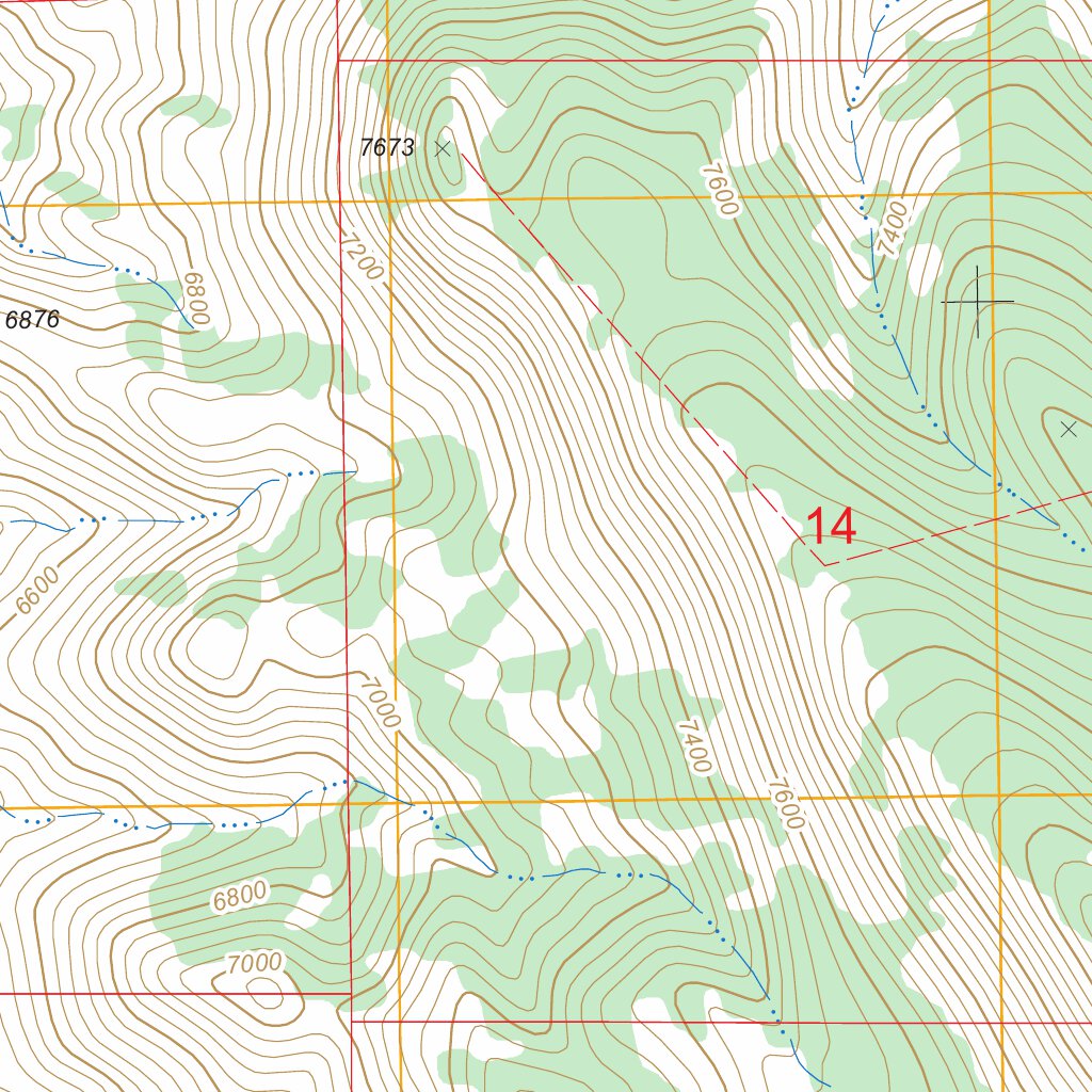 Piute Reservoir, UT FSTopo Legacy Map by US Forest Service - Topo ...