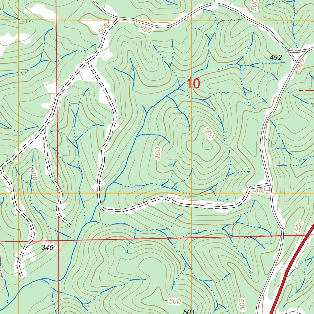 Plantersville, AL FSTopo Legacy Map by US Forest Service - Topo ...