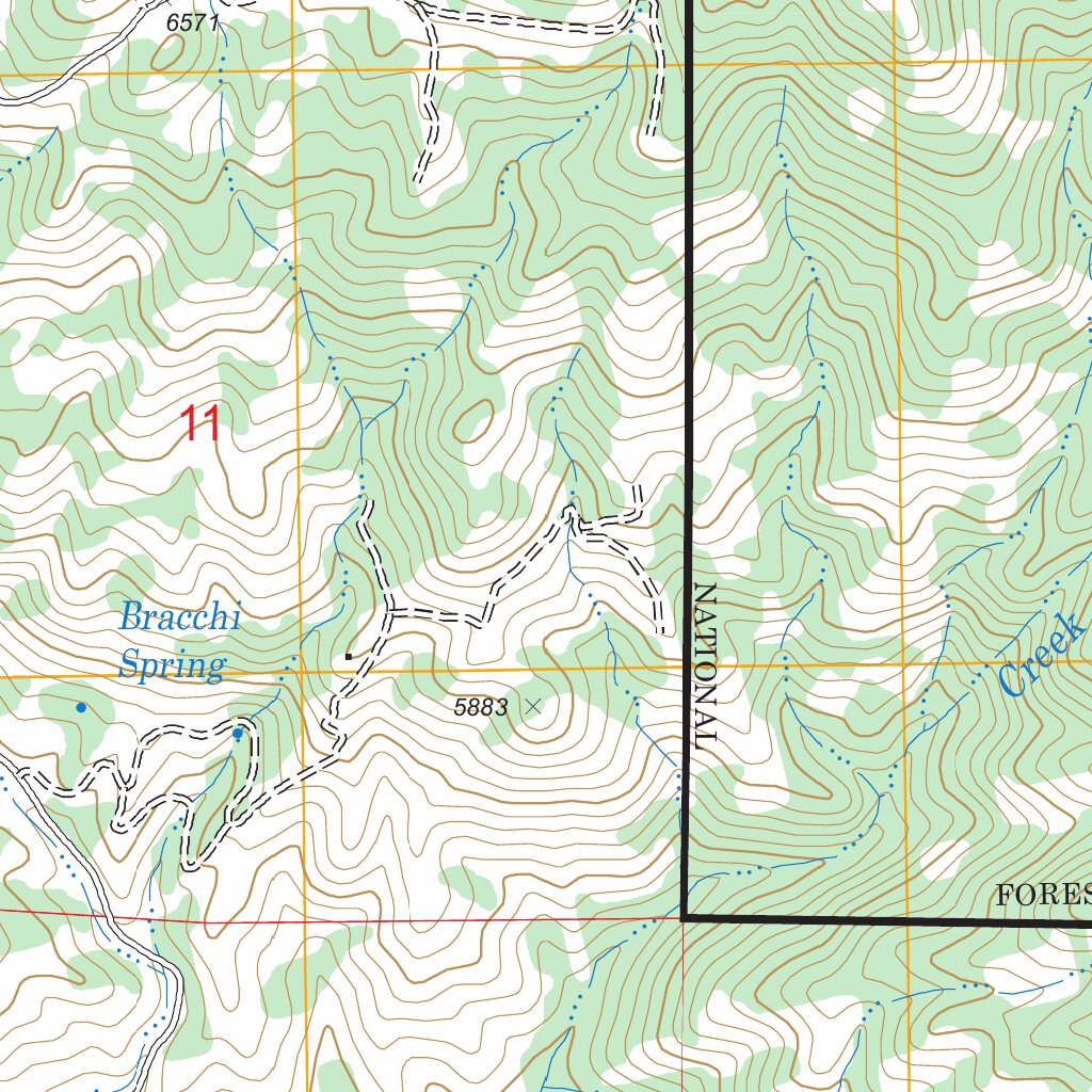 Piute Peak, CA FSTopo Legacy Map by US Forest Service - Topo | Avenza Maps