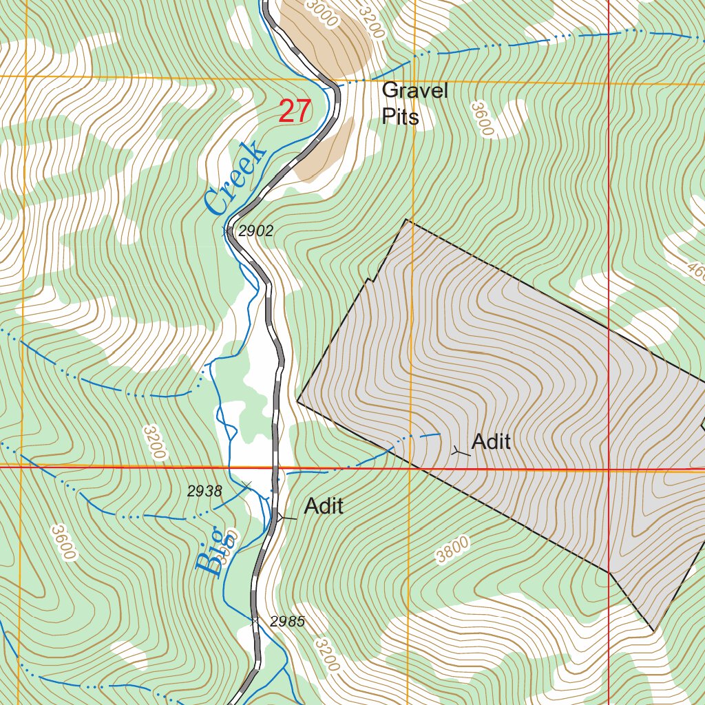Polaris Peak, ID FSTopo Legacy Map by US Forest Service - Topo | Avenza ...