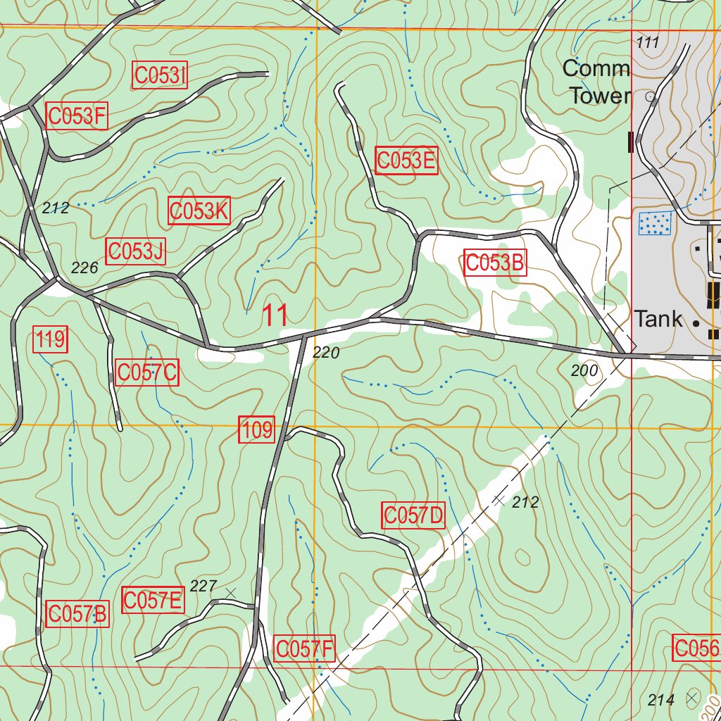 Pollock, LA FSTopo Legacy Map by US Forest Service - Topo | Avenza Maps