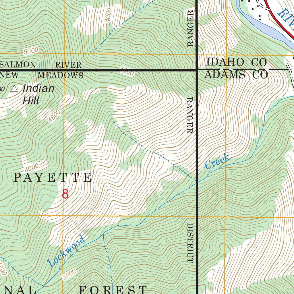 Pollock, ID FSTopo Legacy Map by US Forest Service - Topo | Avenza Maps