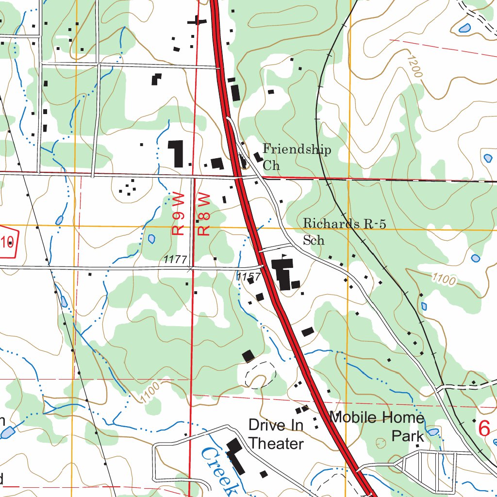Pomona, MO FSTopo Legacy Map by US Forest Service - Topo | Avenza Maps