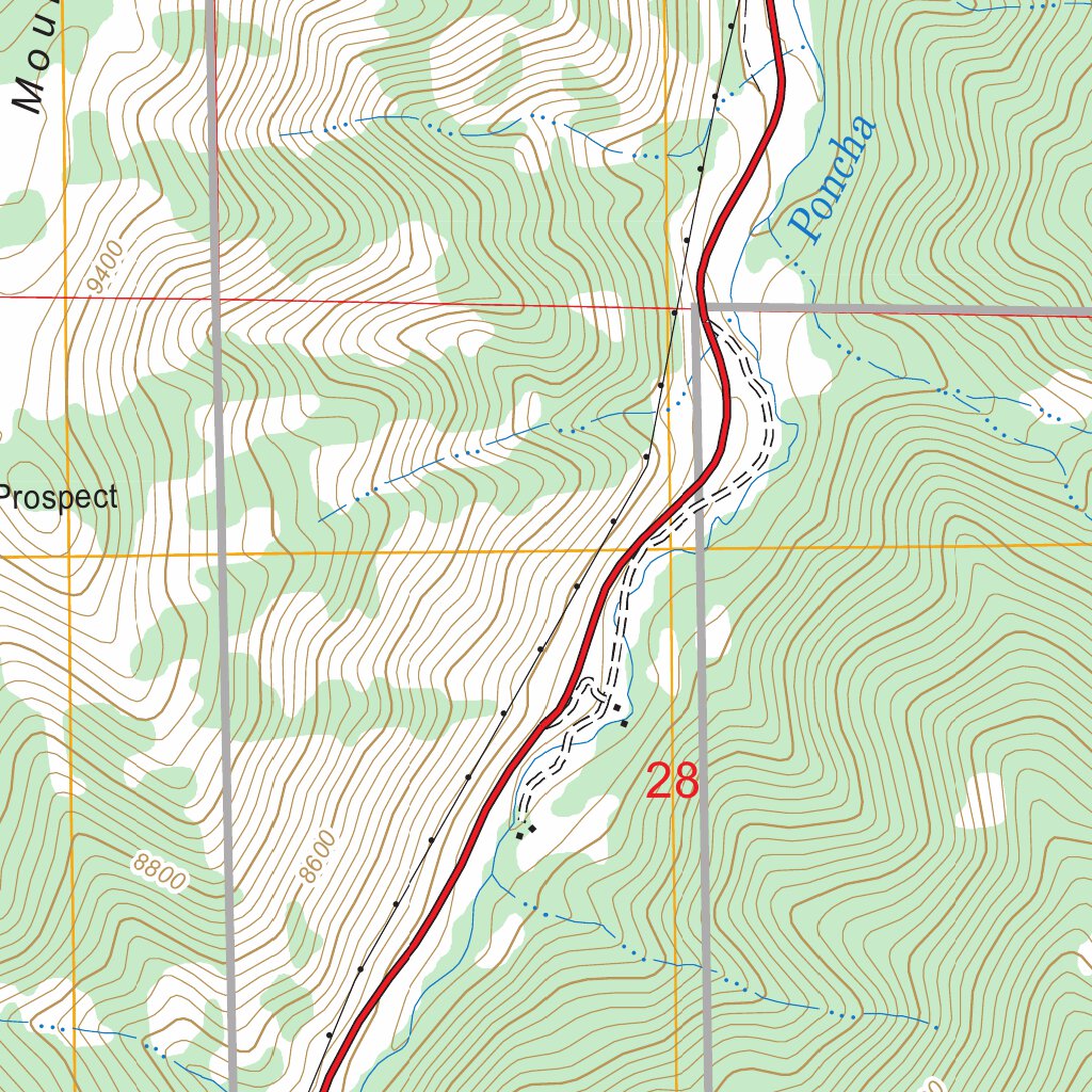 Poncha Pass, CO FSTopo Legacy Map by US Forest Service - Topo | Avenza Maps