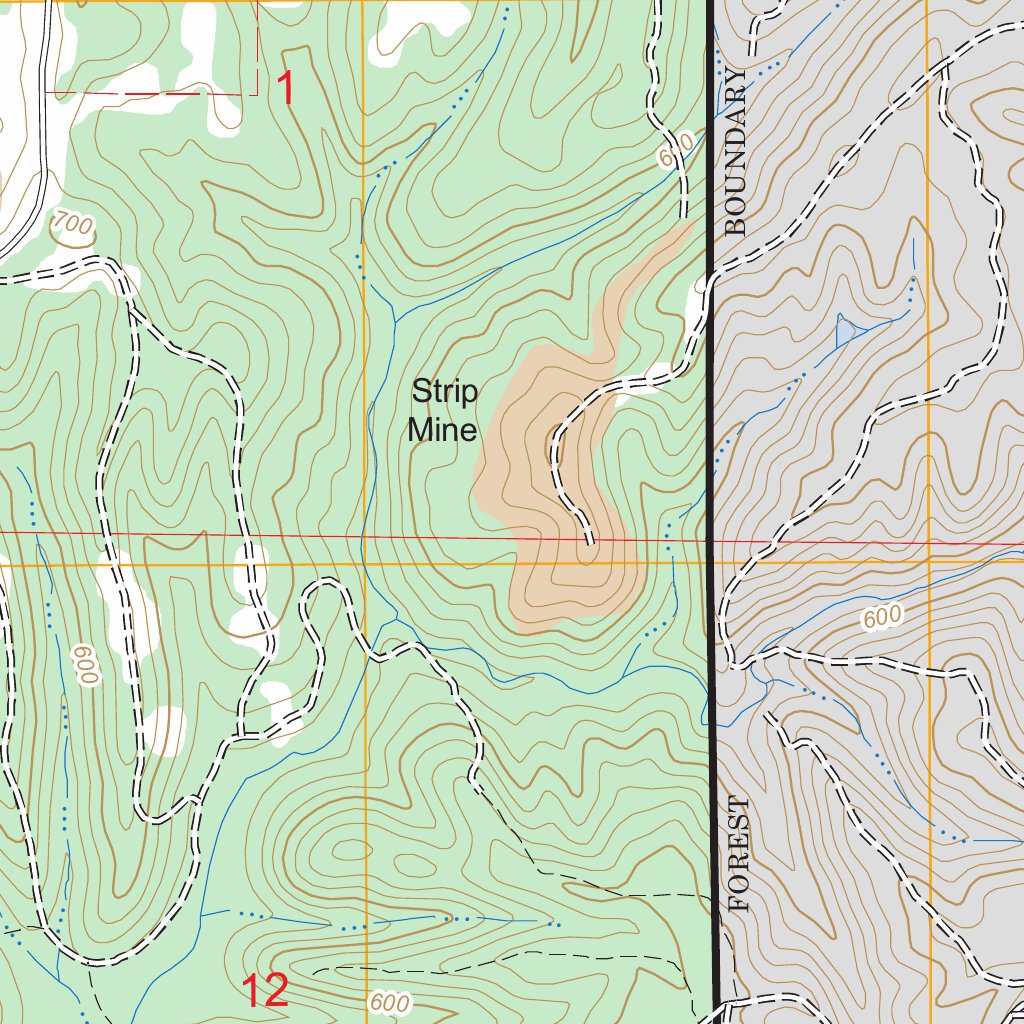 Poplar Springs, AL FSTopo Legacy Map by US Forest Service - Topo ...