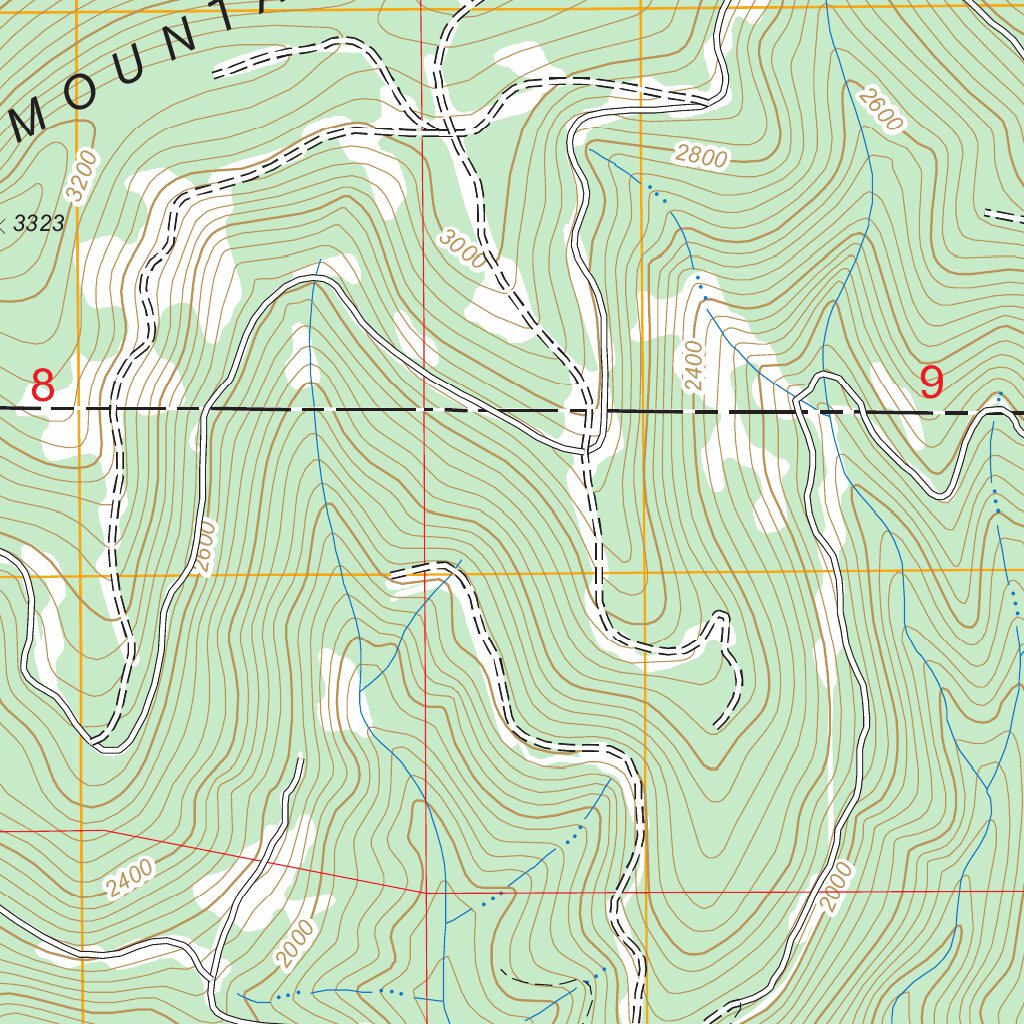 Prairie Peak, OR FSTopo Legacy Map by US Forest Service - Topo | Avenza ...