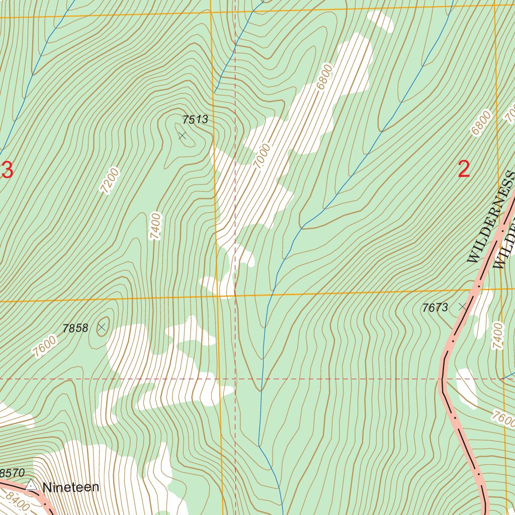 Pretty Prairie, MT FSTopo Legacy Map by US Forest Service - Topo ...