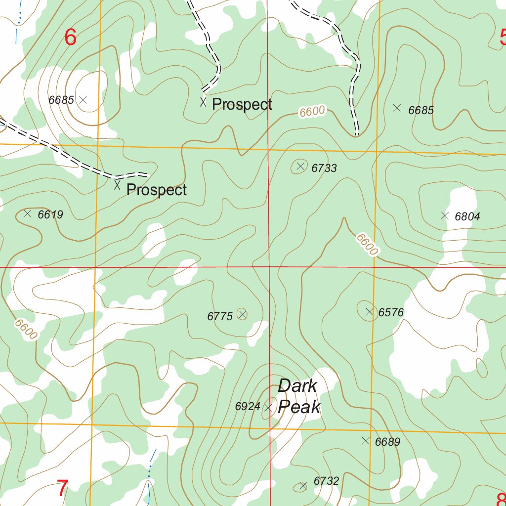Preston Reservoir, NV FSTopo Legacy Map by US Forest Service - Topo ...