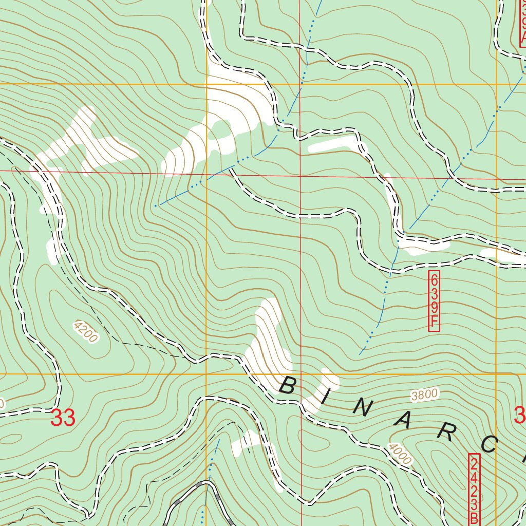 Priest Lake SW, ID FSTopo Legacy Map by US Forest Service - Topo ...
