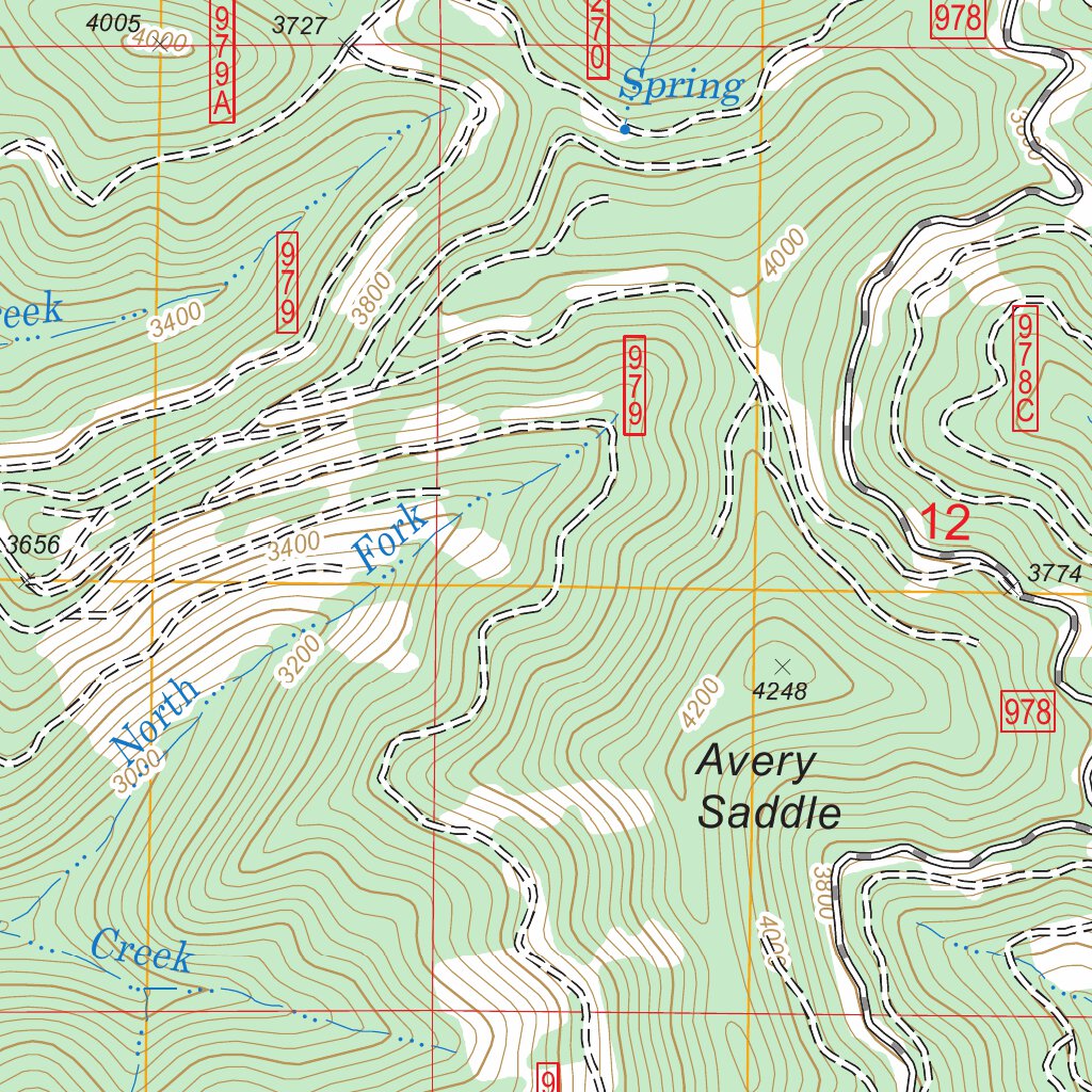 Prichard, ID FSTopo Legacy Map by US Forest Service - Topo | Avenza Maps