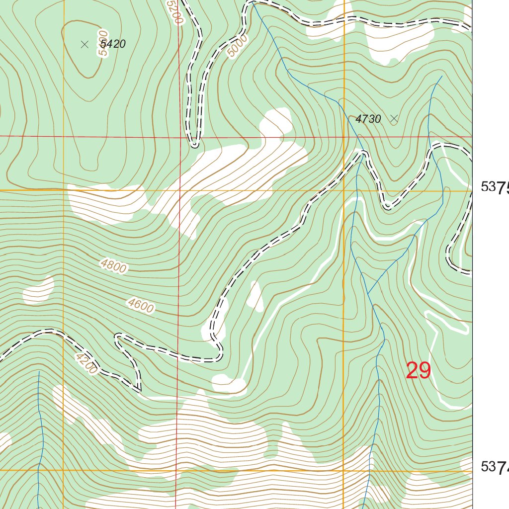 Priest Lake SE, ID FSTopo Legacy Map by US Forest Service - Topo ...