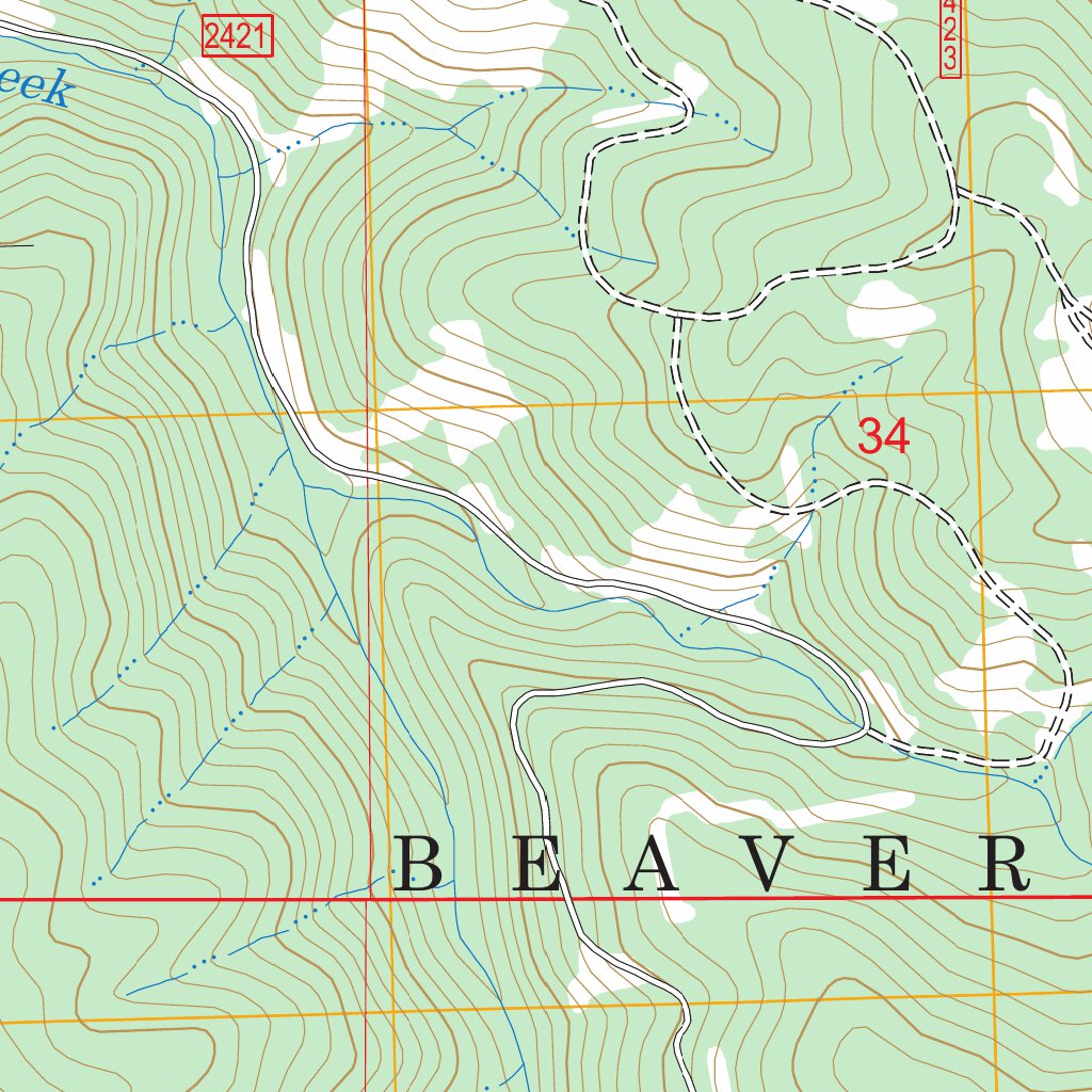 Proposal Rock, MT FSTopo Legacy Map by US Forest Service - Topo ...