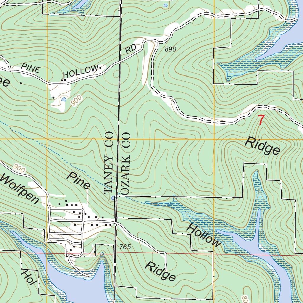 Protem, MO FSTopo Legacy Map by US Forest Service - Topo | Avenza Maps