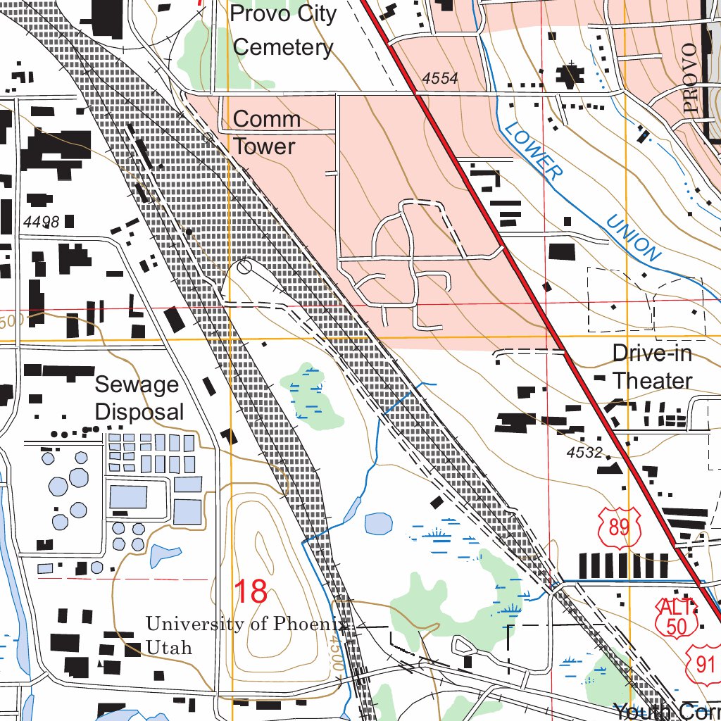 Provo, UT FSTopo Legacy Map by US Forest Service - Topo | Avenza Maps