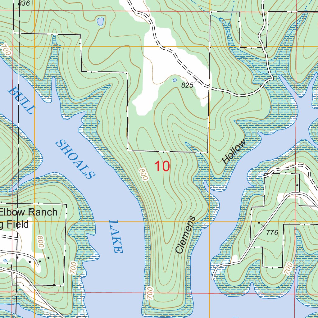 Protem SW, MO FSTopo Legacy Map by US Forest Service - Topo | Avenza Maps