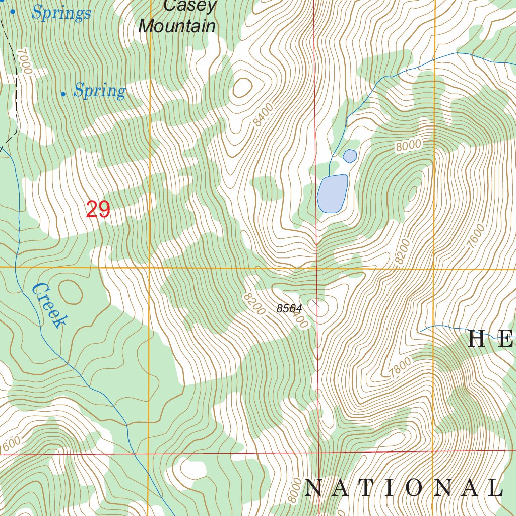 Purgatory Saddle, ID FSTopo Legacy Map by US Forest Service - Topo ...
