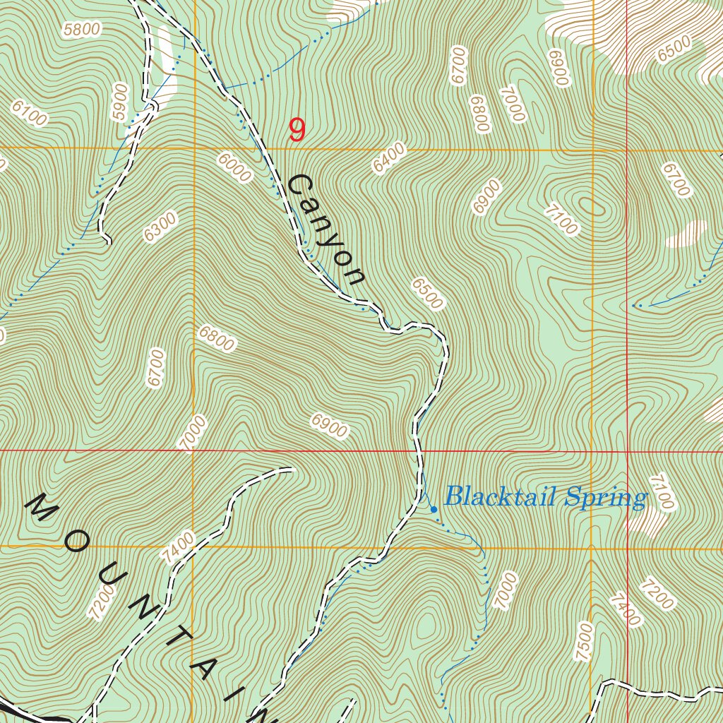 Pyeatt Ranch, AZ FSTopo Legacy Map by US Forest Service - Topo | Avenza ...