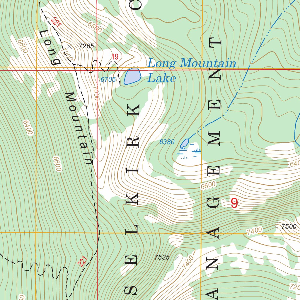 Pyramid Peak, ID FSTopo Legacy Map by US Forest Service - Topo | Avenza ...