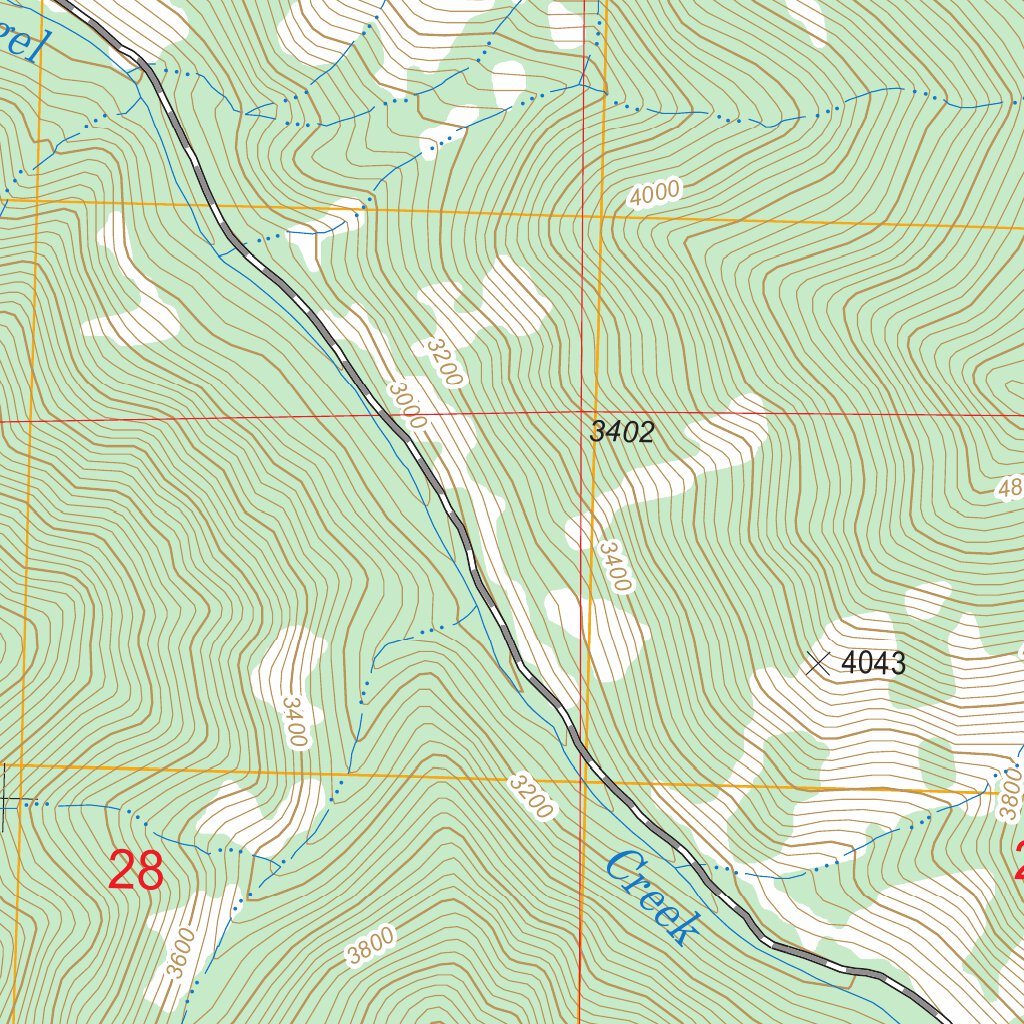 Quinns Hot Springs, MT FSTopo Legacy Map by US Forest Service - Topo ...