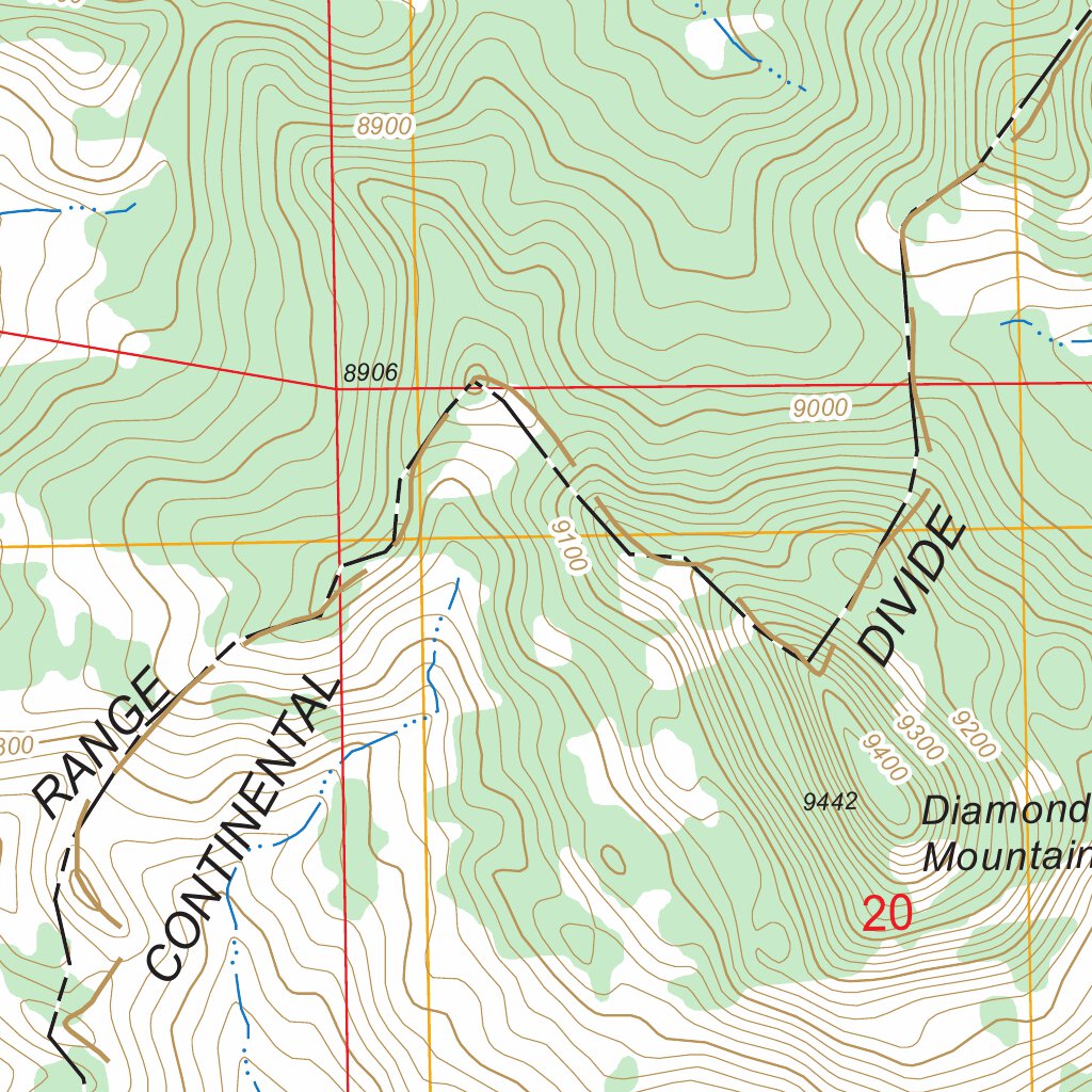 Rabbit Ears Peak, CO FSTopo Legacy Map by US Forest Service - Topo ...