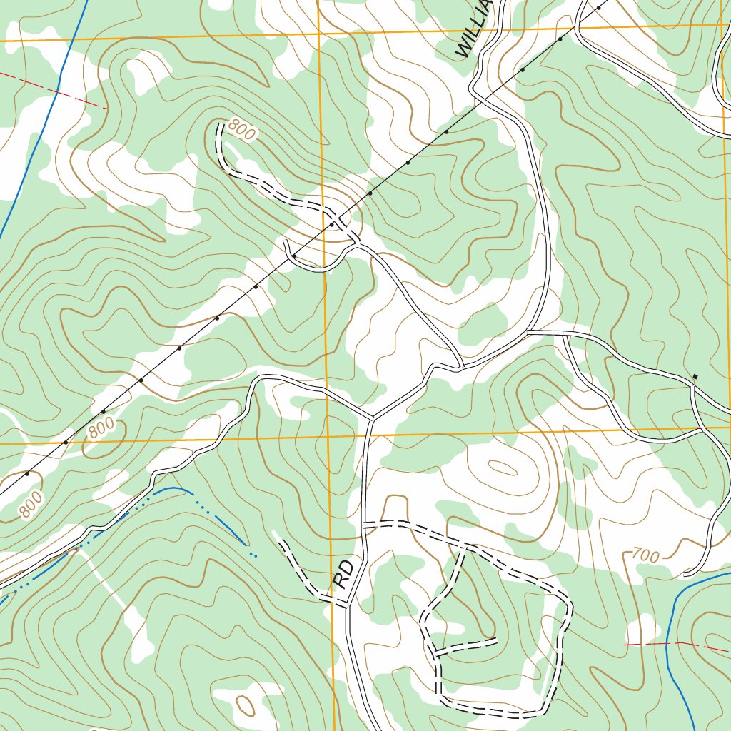 Red Hill, GA FSTopo Legacy Map by US Forest Service - Topo | Avenza Maps
