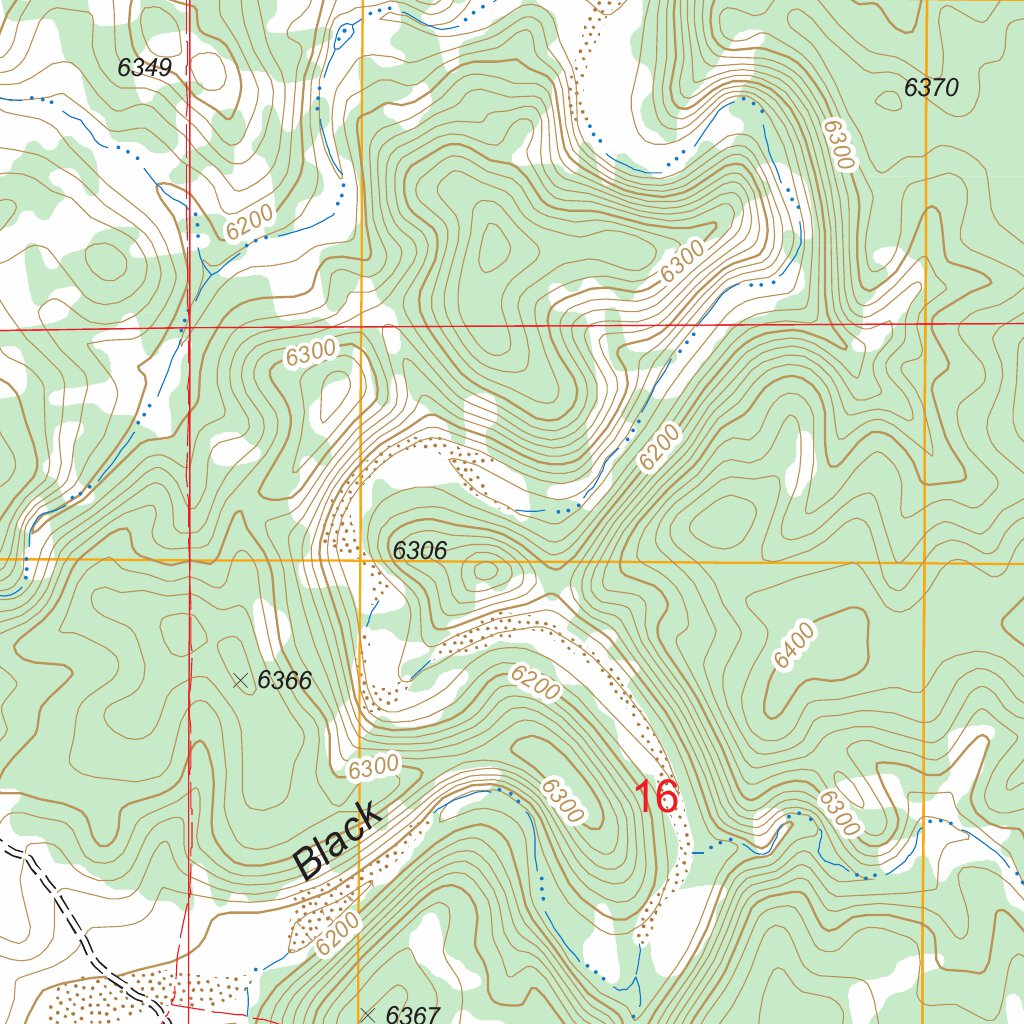 Red Knoll, AZ FSTopo Legacy Map by US Forest Service - Topo | Avenza Maps